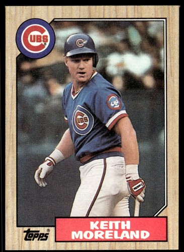 1987 Topps Baseball Card Keith Moreland Chicago Cubs #177 | eBay