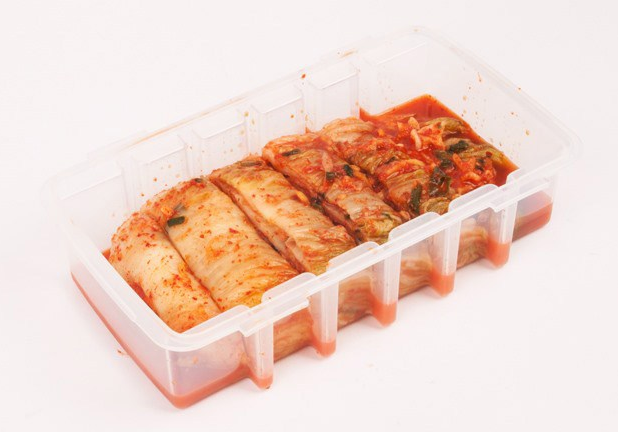 Korean KIMCHI JARMI Food Container with Cutting Board and Knife, 1Set ...