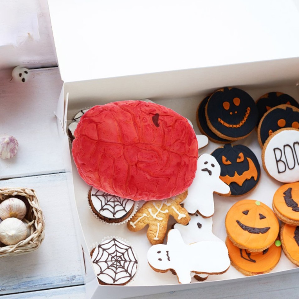 1Pc Halloween Prop Scary Fake Organ Human Brain Body Parts for ...