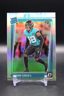 Andre Cisco, Jacksonville Jaguars, 2021 Donruss Optic Silver Holo ...