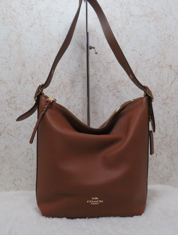 Coach Val Leather Duffle Bag (Redwood) - NWT (C2818) | eBay