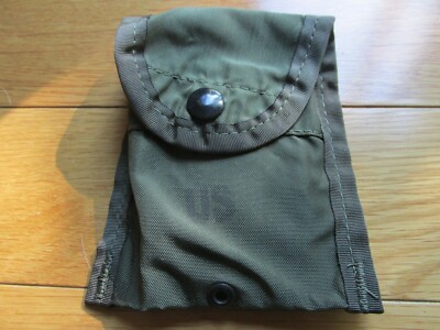 US MILITARY USGI ALICE COMPASS POUCH CASE OD GREEN NYLON!! EXCELLENT ...
