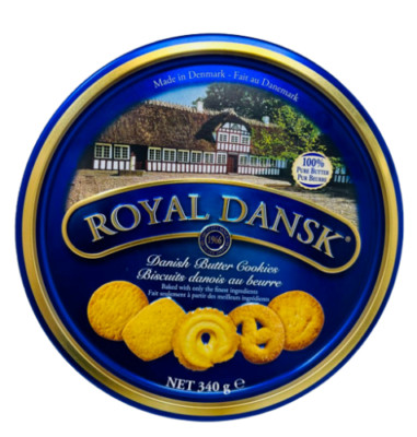 Royal Dansk Danish Luxury Butter Cookies Biscuits Tin 340g | eBay.de