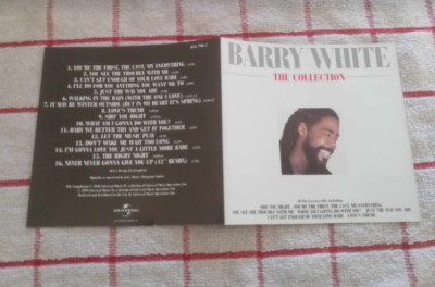 BARRY WHITE-THE COLLECTION-CD ALBUM -RELEASED 1988 - UNIVERSAL MUSIC ...