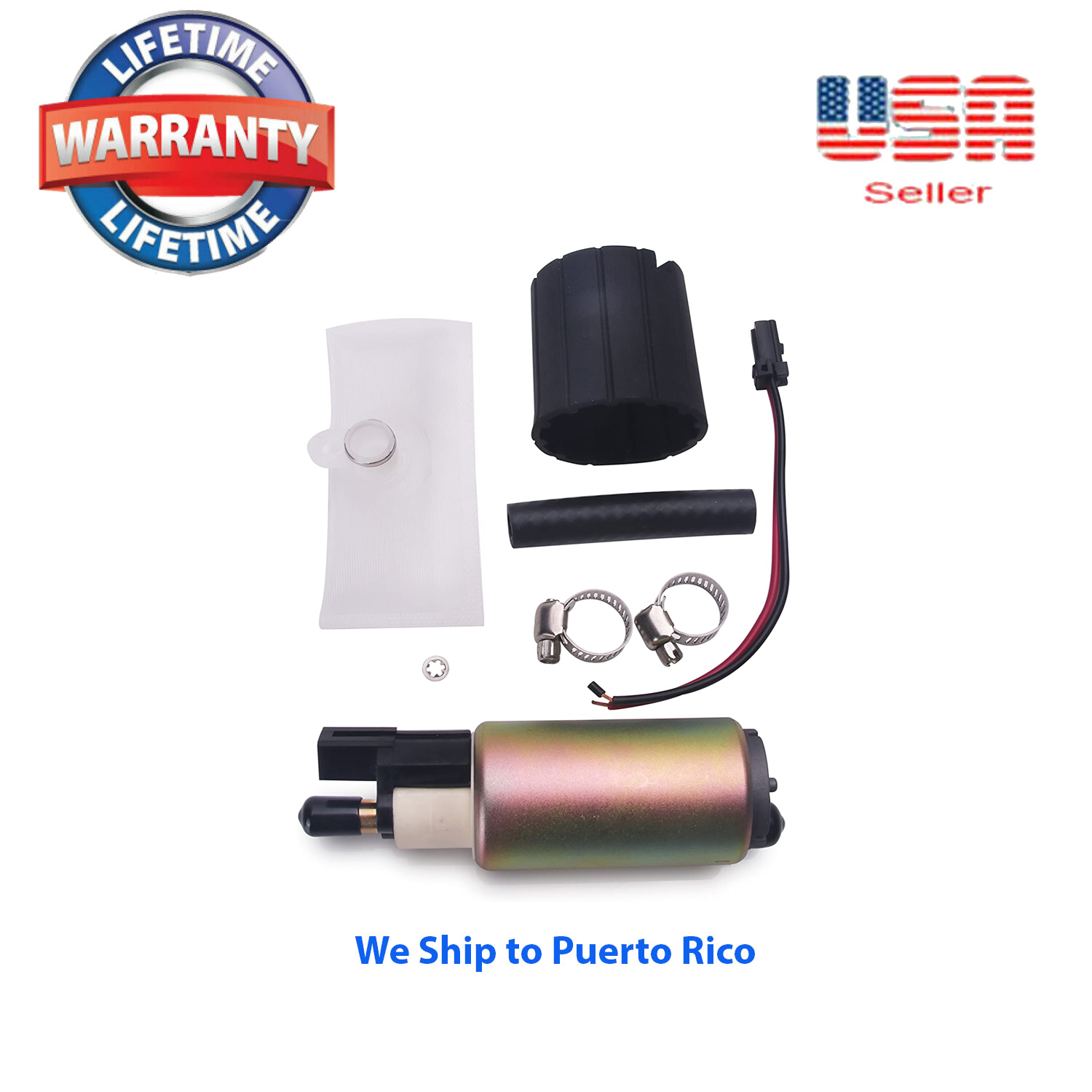 E2157 Electric Fuel Pump w/Strainer & Installation kits Fits:Ford ...