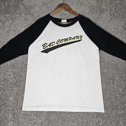 Bad Company Shirt Unisex Large White Raglan T-Shirt Vintage 1999 Rock ...