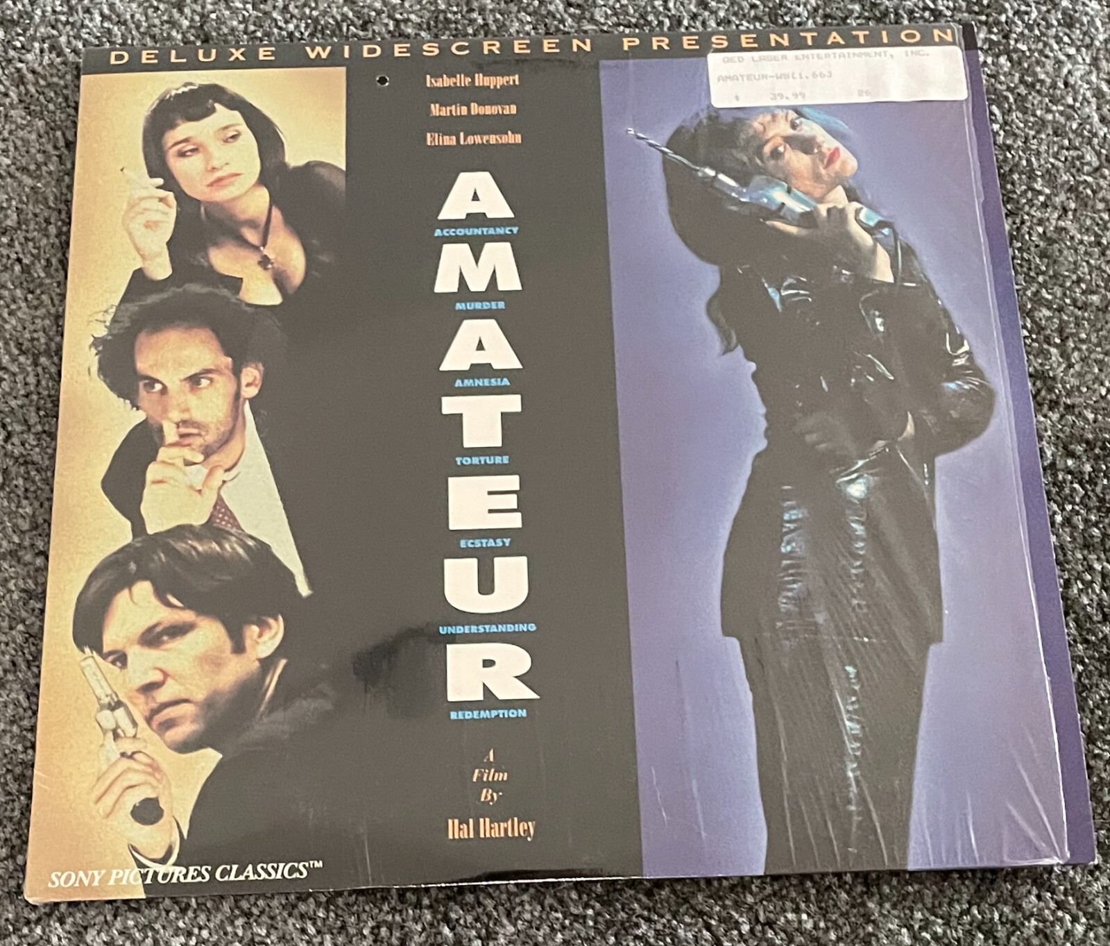 Hal Hartley's Amateur (1994) Laserdisc DLX WS (1.66) LBX Edition. Original owner 43396490765 | eBay