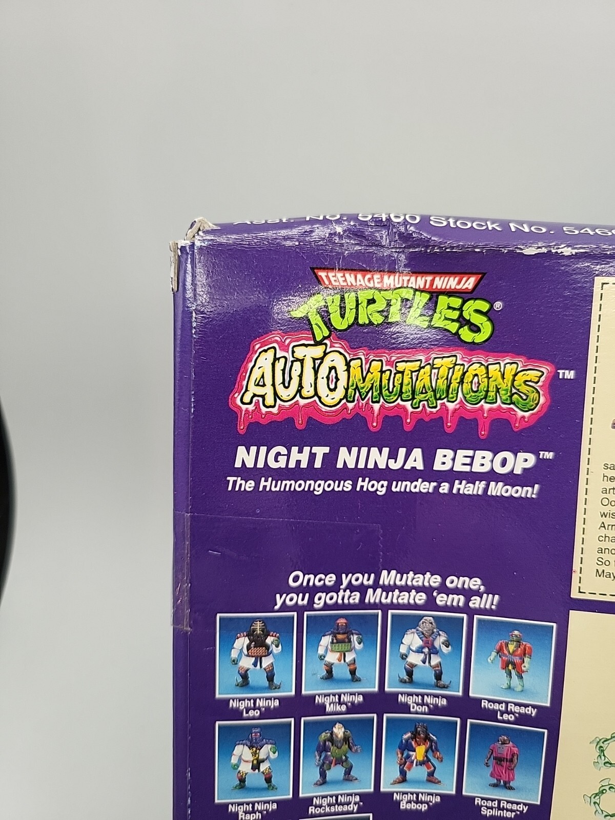 TMNT Auto Mutations Night Ninja Bebop 1993 Playmates Sealed 43377054665 ...