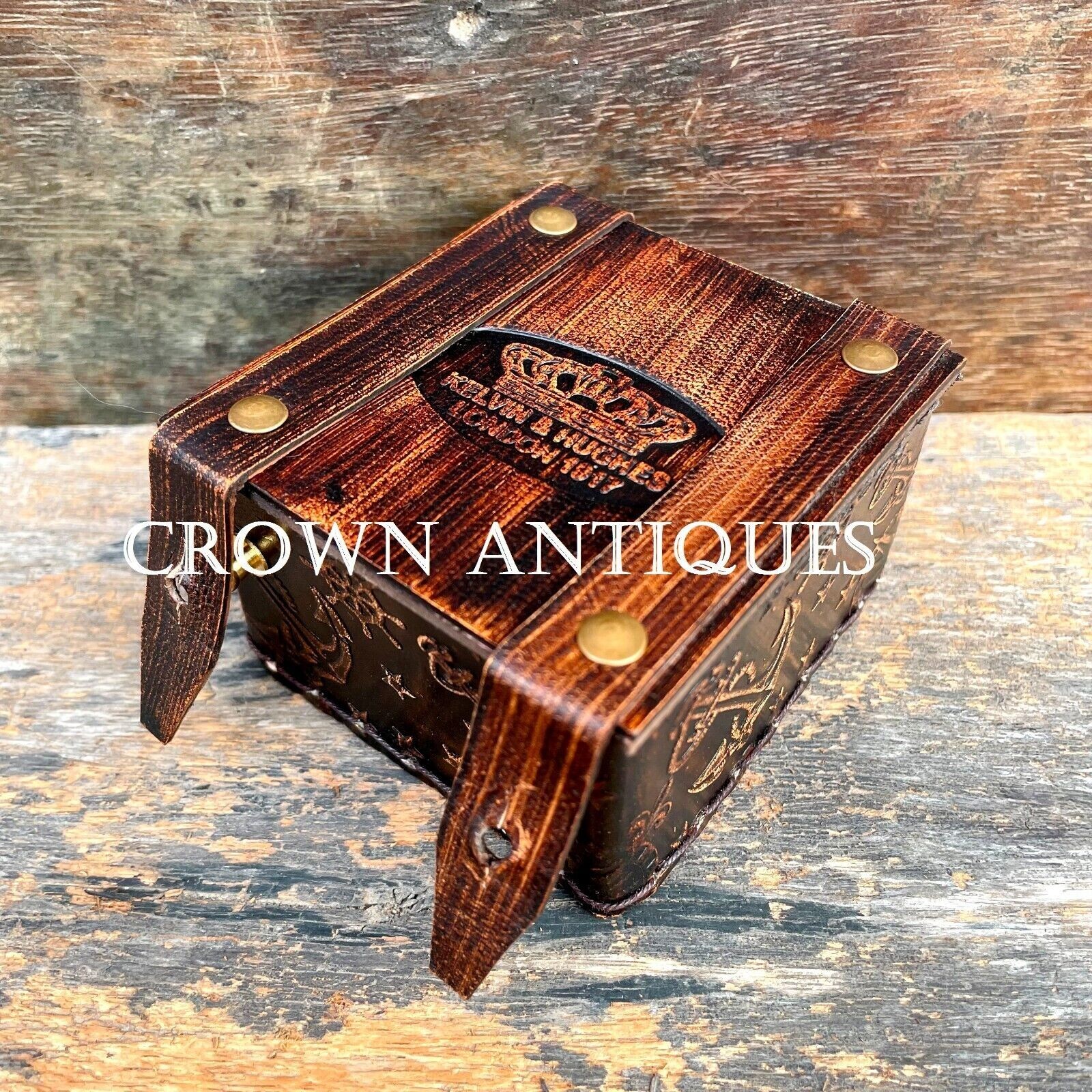 Remarkable Brass 1917Brunton Antique Kelvin & Hughes Compass With Case ...