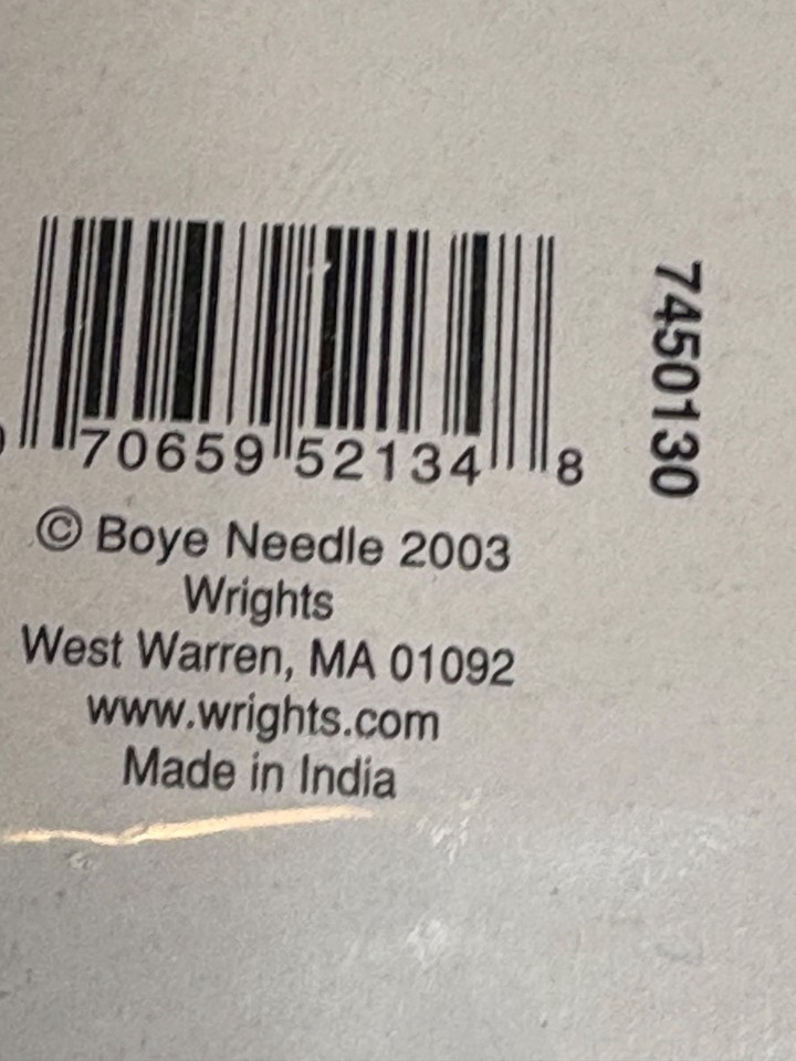 Four Boye Balene II Circular Knitting Needles 29" U.S. 10.5, 11, 13, 15 ...