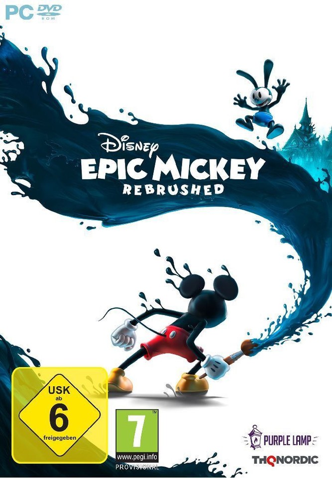 Disney Epic Mickey: Rebrushed, 1 DVD-ROM DVD-ROM Deutsch 2024 Disney | eBay