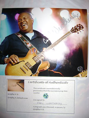 Carl Weathersby autograph signed photo COA | eBay
