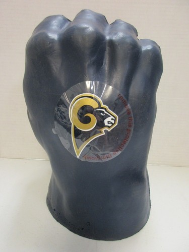 LA Rams NFL Foam Hulk Fan Fist Novelty Tailgating Drink Beer Holder NEW ...