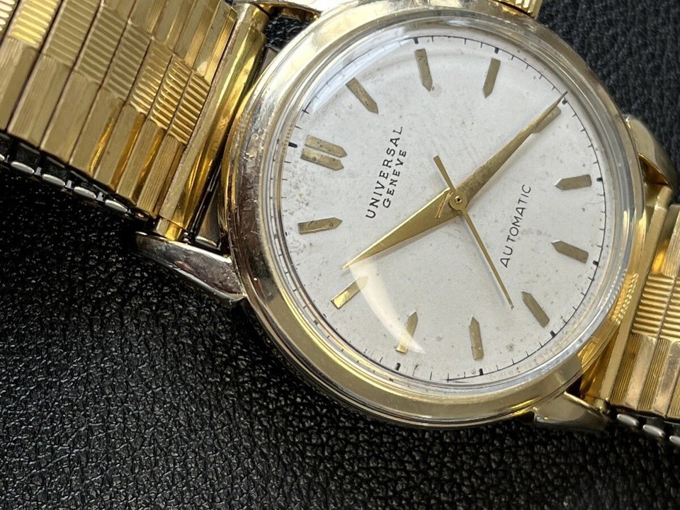 UNIVERSAL GENEVE Polerouter Automatic Watch Pro Cleaned/Serviced! New ...