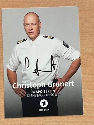 Christoph Grunert - WAPO Berlin - Autogrammkarte original signiert ...
