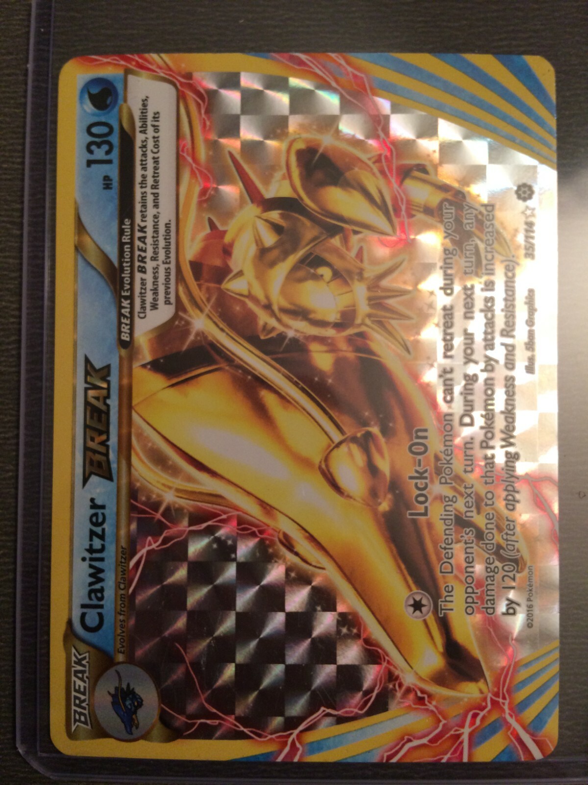 Pokemon TCG Trading Card Game - Clawitzer Break - Steam Siege #35/114 ...