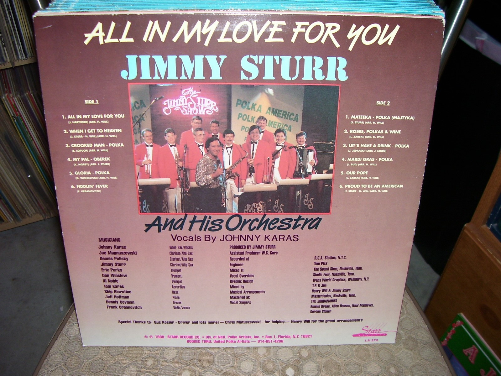 JIMMY STURR, Polka Music, Starr # 570 | eBay