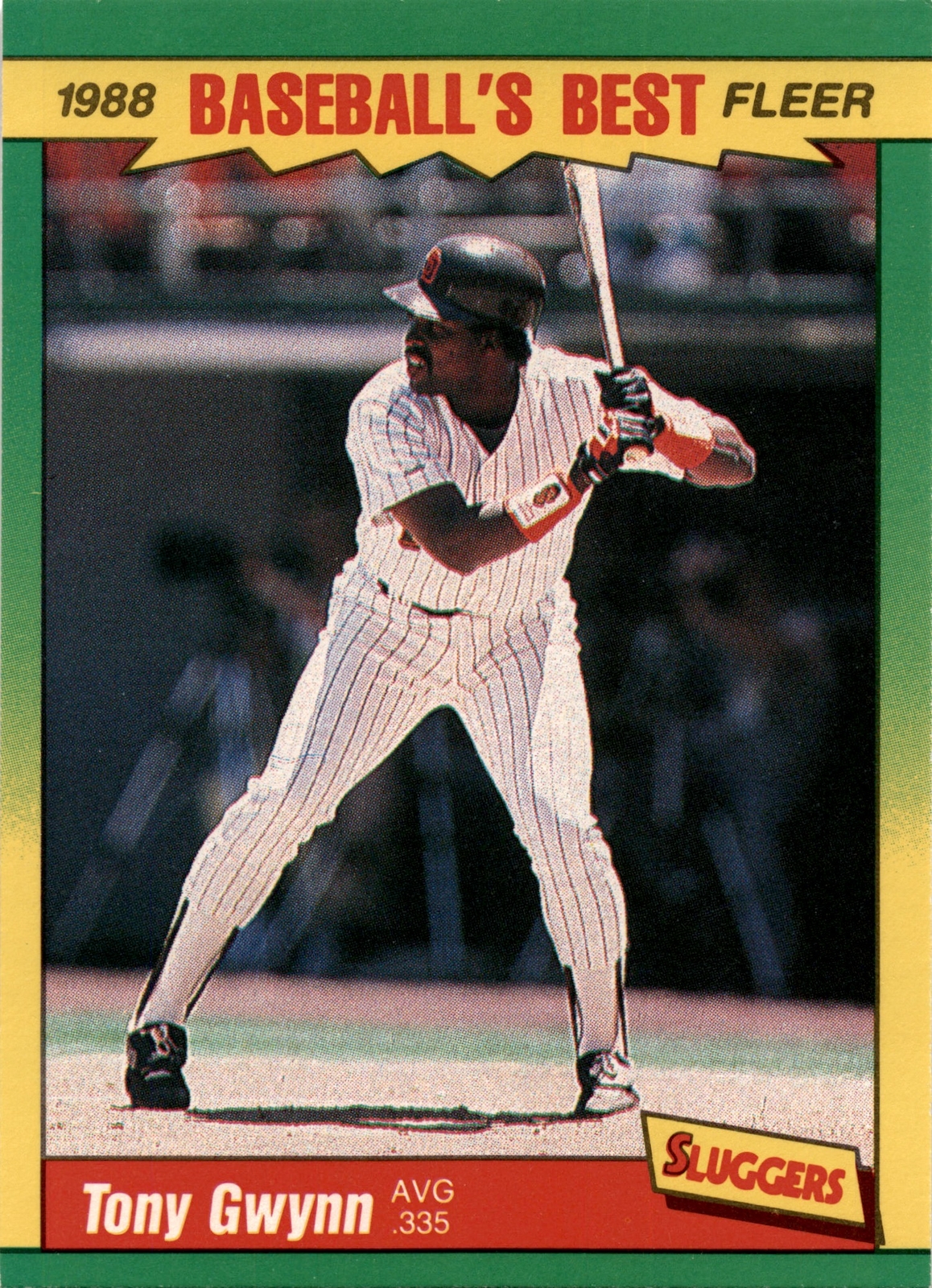 1988 Fleer Baseball's Best Sluggers vs. Pitchers - #17 Tony Gwynn for ...