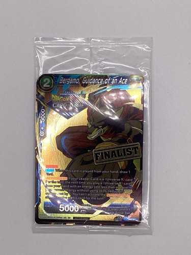 Dragonball Super 2021 Championship Vault Set - Finalist - Gold Stamp ...