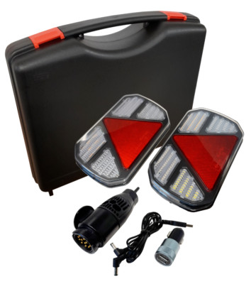 TRAILERTEK WIRELESS MAGNETIC LED TRAILER LIGHTS KIT 12v/24v, EASY TO ...