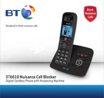 BT 6610 Cordless Phone with Answering Machine & Nuisance Call Blocker ...