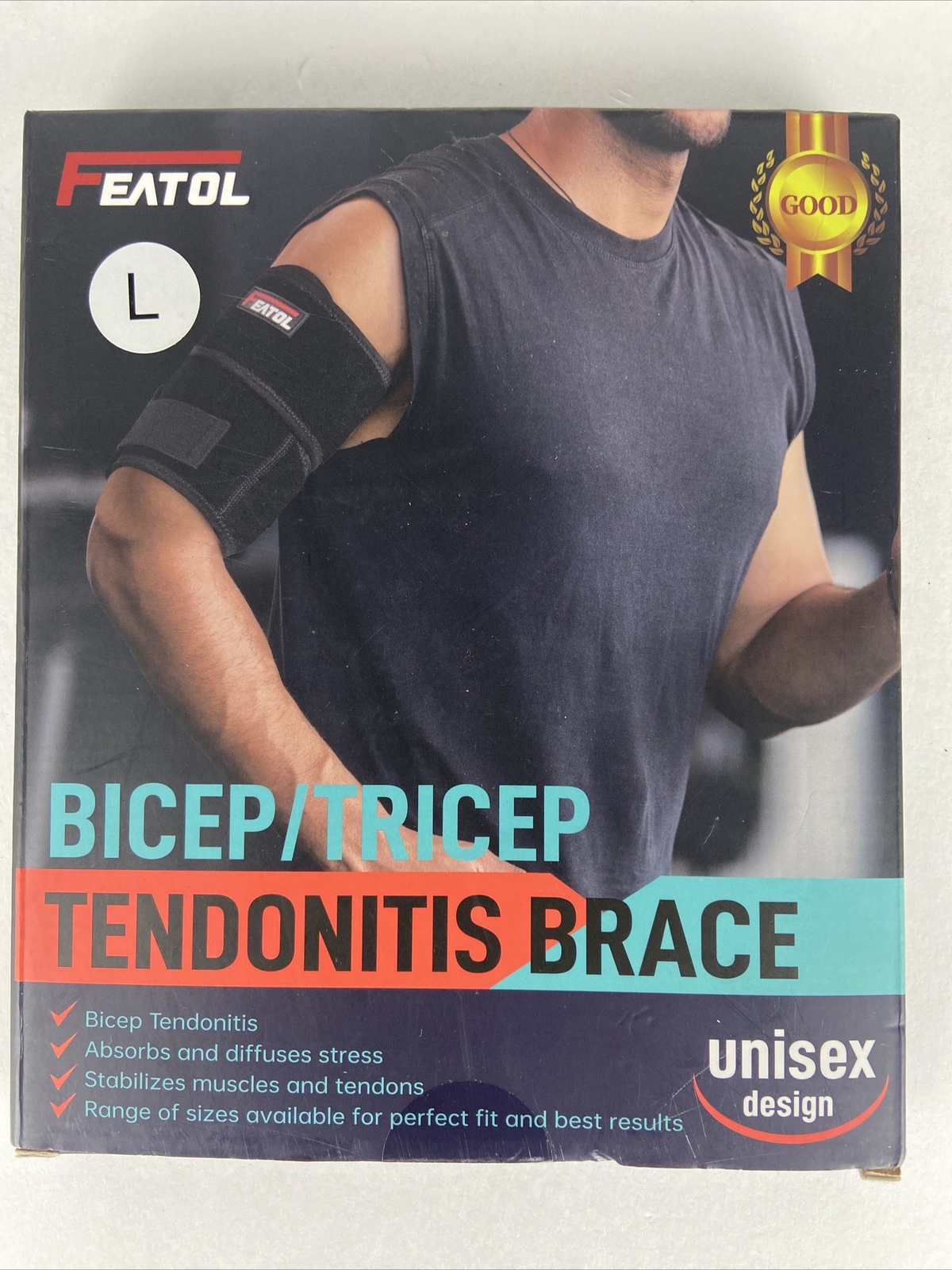 Featol Bicep / Tricep Tendonitis Brace - Large | For Men and Women ...
