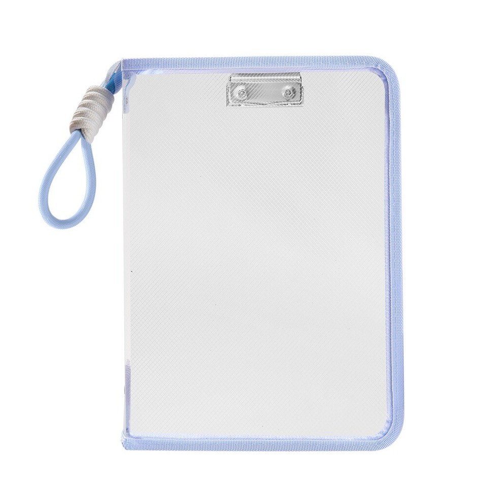 Large Capacity Zipper File Bag Transparent File Folder Bags Student ...