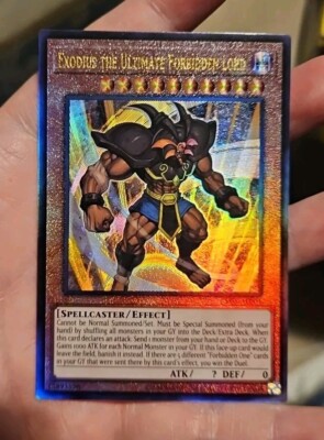 EXODIUS THE ULTIMATE FORBIDDEN LORD ASIAN english CR05-AE001 yugioh ...