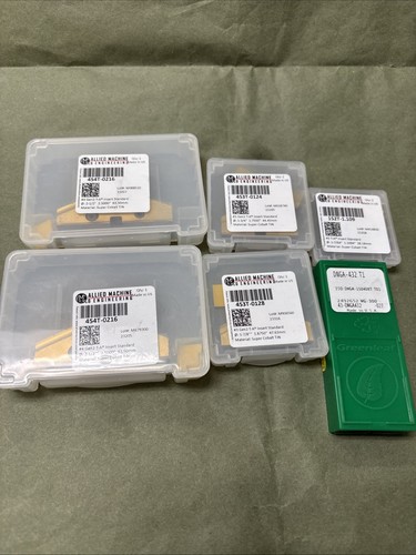 Allied Machine & Engineering cutting tool inserts, 454T-0216, 453T-0124 ...