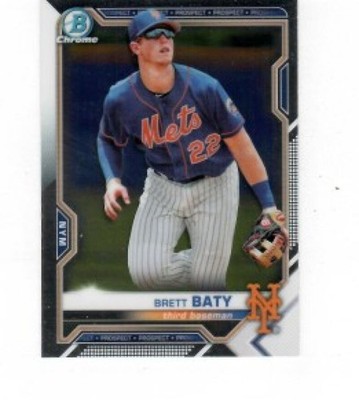 2021 Bowman Chrome Prospects #BCP-67 Brett Baty New York ID:60339 | eBay