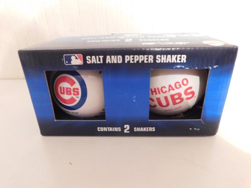 MLB Chicago Cubs Baseball Salt And Pepper Shaker Set | eBay