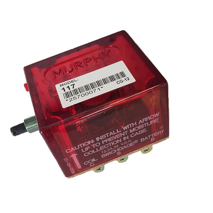 Murphy 117 Tattletale® Magnetic Switch 12v 32 V Shutdown Range, 14 Amp ...