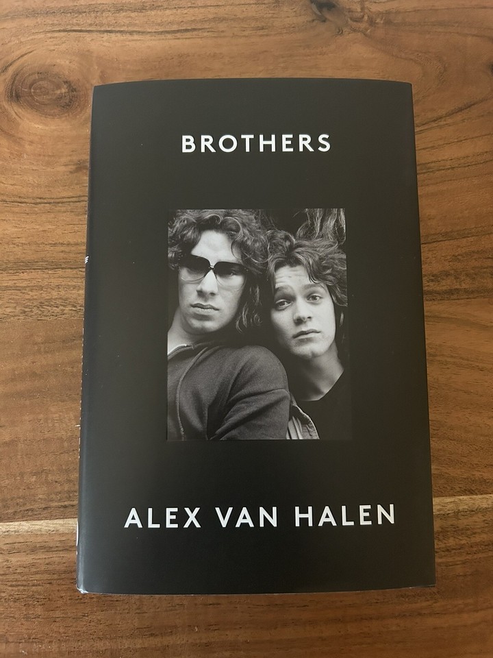 BROTHERS Alex Van Halen Hardcover Book Autographed - SIGNED ...