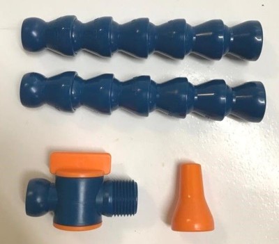 Loc-Line Modular Hose 1/2" System Kit 2x Hose 1x round nozzle 1x NPT ...
