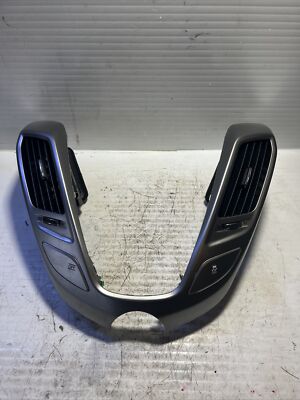 2012-2016 HYUNDAI VELOSTER CENTER DASH RADIO TRIM BEZEL W/ AC VENTS OEM ...