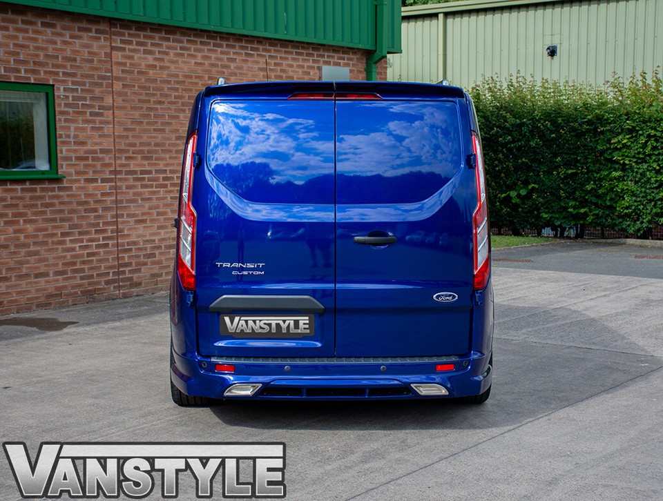 FORD TRANSIT CUSTOM 18-23 REAR BUMPER SKIRT SPOILER VALANCE SPLITTER ...