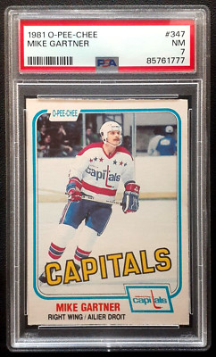 MIKE GARTNER 1981-82 O-PEE-CHEE 81-82 NO 347 PSA 7 92448 | eBay