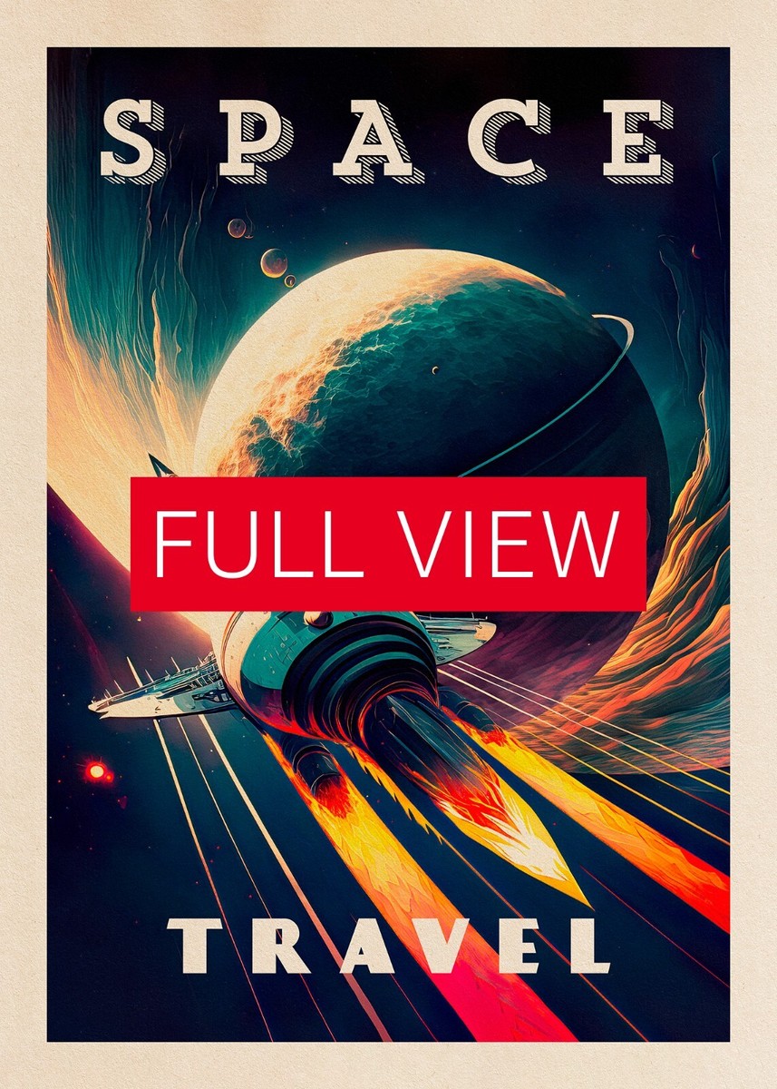 Vintage Space Poster Ebay NASA SPACE TRAVEL POSTERS A4 A3 A2