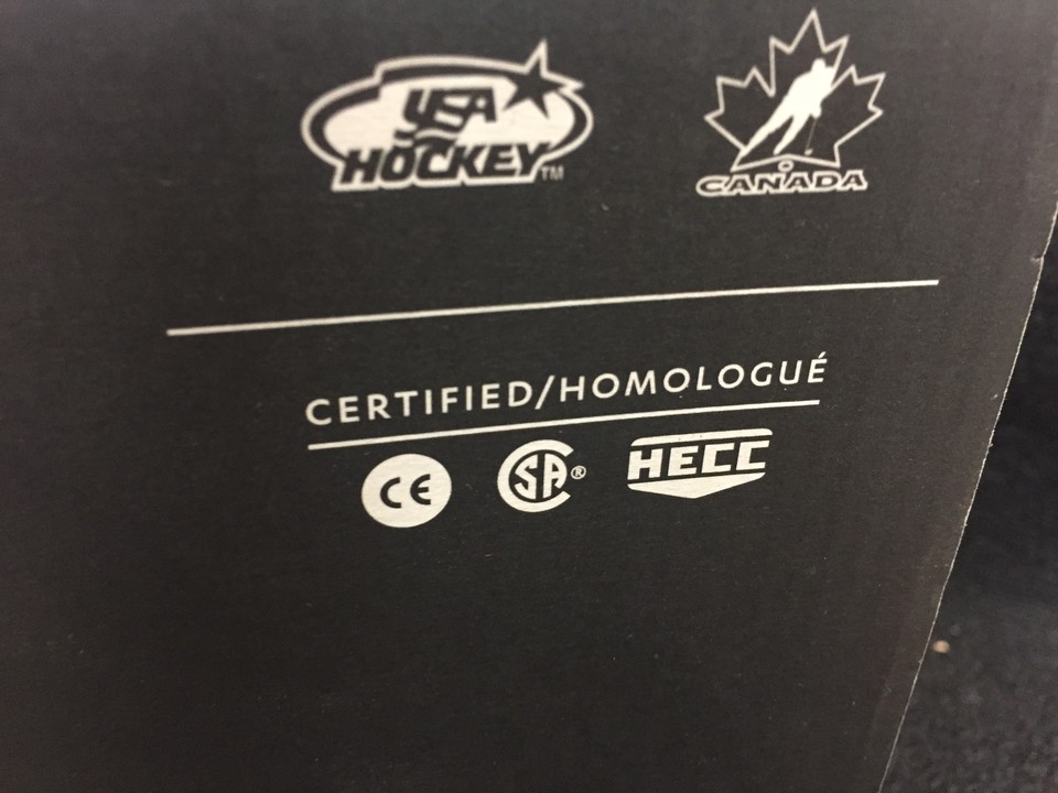 Bauer Hybrid Full Shield Visor! SR Hockey Helmet Visor Cage Combo CSA ...