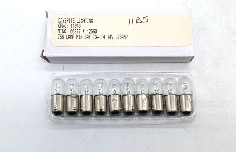 Daybrite Lighting 756 Miniature Bulb - Pack of 10 | eBay