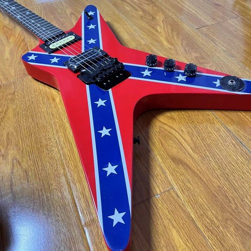 Washburn Dimebag Darrell Signature Red Electric Guitar Fedral Flag 2H ...