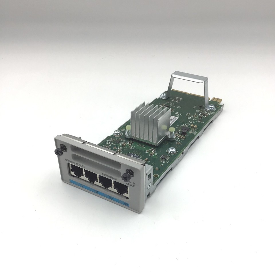 Cisco C9300-NM-4M Catalyst 4 Port 10G/mGig Copper Network Module | eBay