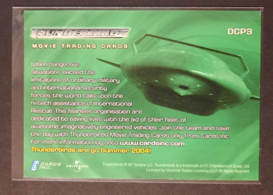 THUNDERBIRDS Movie Trading Cards Promo Card #DCP3 Cards Inc. 2004 | eBay