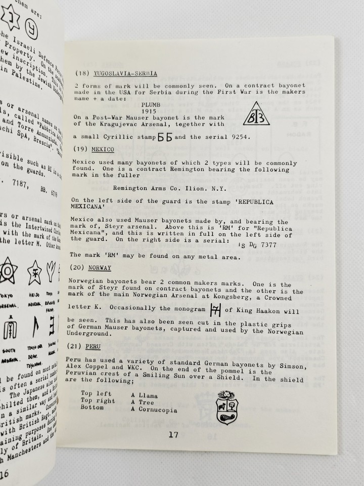 British & German WW1 WW2 Unit Bayonet Markings Identification Guide ...