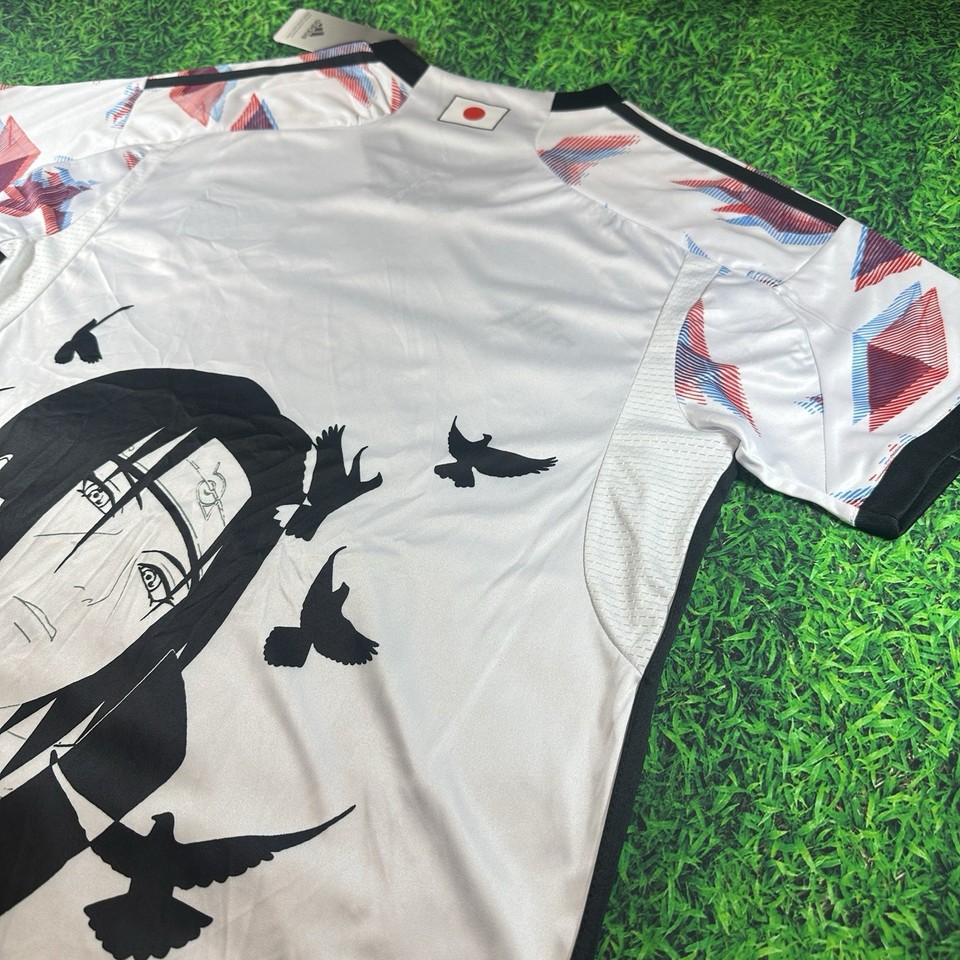 Japan Soccer Jersey Concept Itachi Uchiha Naruto Anime Edition S,M,L,XL ...