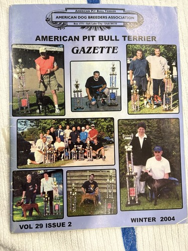 Pit Bull Magazine Pitbull Book Pit Bull History Bloodlines Magazine ...