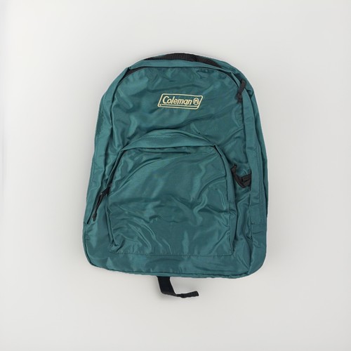 Coleman Hiking Backpack Double Strap Green Retro Style Vintage New | eBay