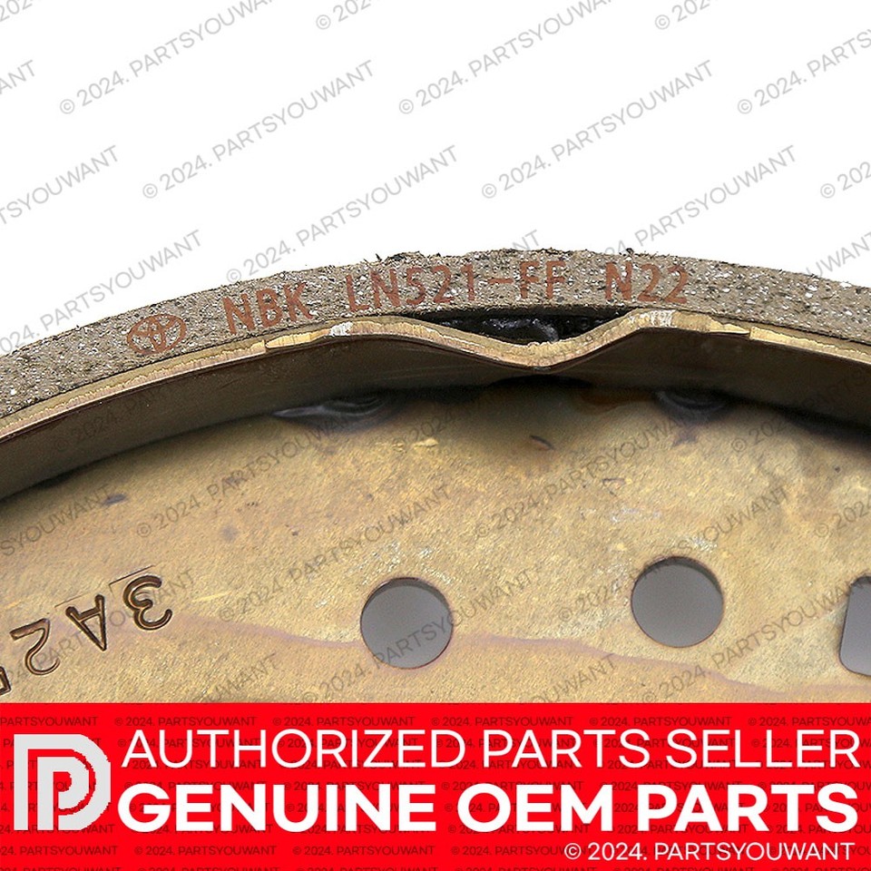 GENUINE Toyota 2009-2018 Corolla OEM Rear Brake Shoe Kit 04495-02212 ...