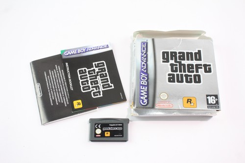 Grand Theft Auto Nintendo Gameboy GB Boxed w/ Inserts & Manual Game ...