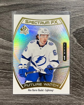 2021-22 SP Authentic Spectrum FX Future Watch TIER 1 #S-55 Alex Barre ...